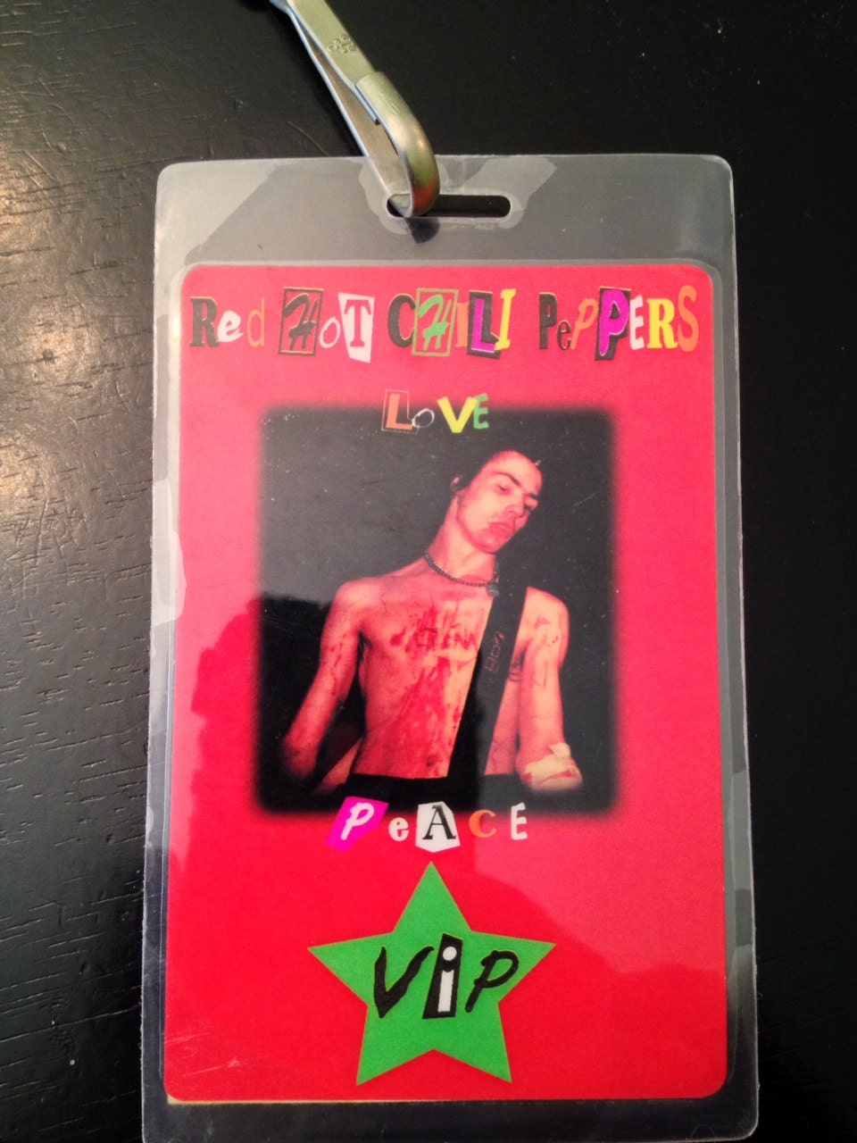 VIP Backstage Pass for the Red Hot Chili Peppers Featuring Sid Vicious ...