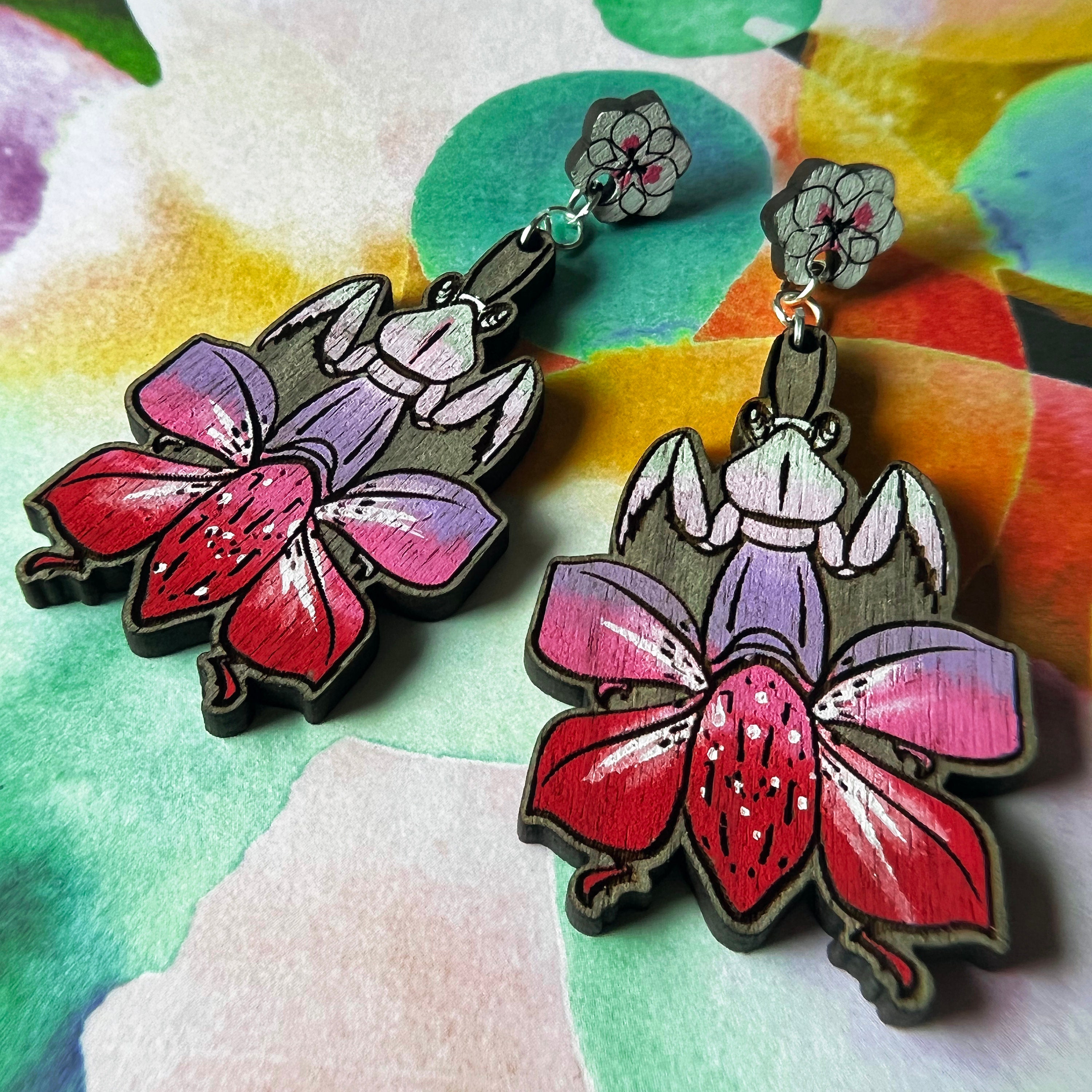 DIGITAL FILE Orchid Mantis Flower Preying Mantis Laser Cut SVG - Etsy