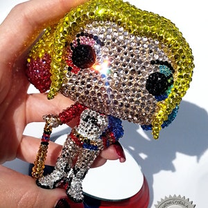 Commission Custom Crystal Funko Pop Funko Pop Covered in Glass Crystals ...