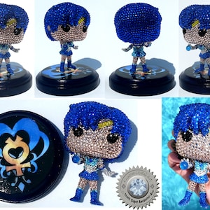 Commission Custom Crystal Funko Pop Funko Pop Covered in Glass Crystals ...