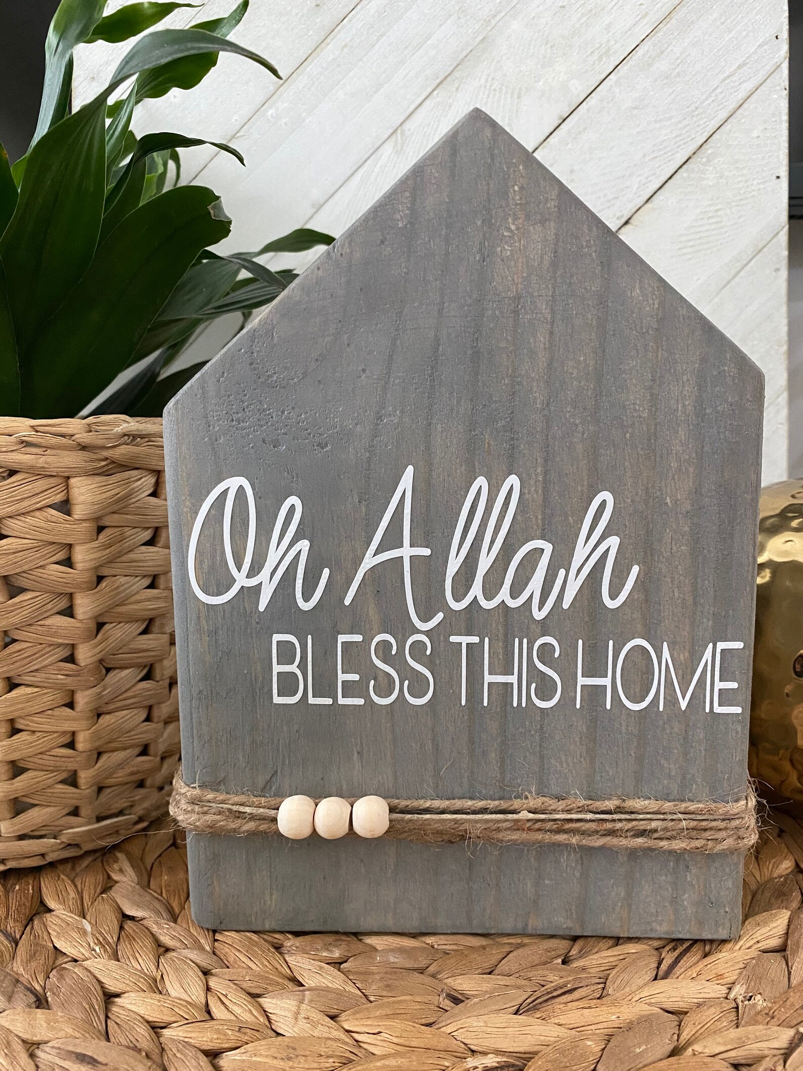 Oh Allah Bless This Home Farmhouse Decor - Etsy
