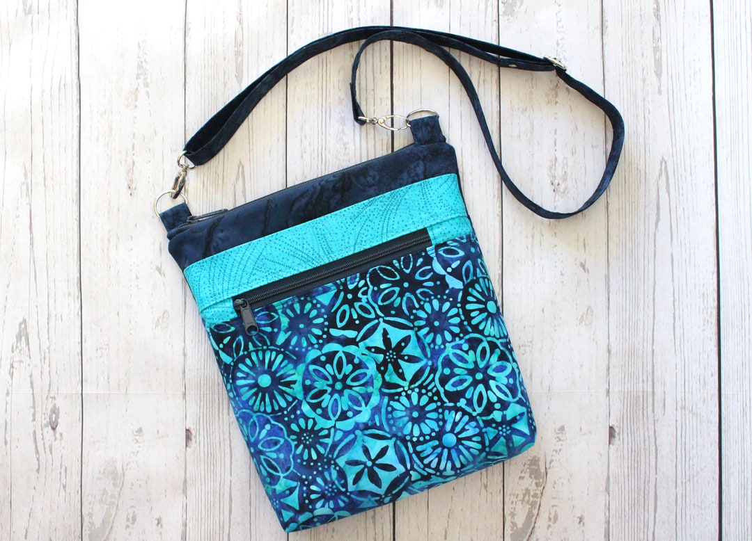 Crossbody Batik Sand Dollar Purse With Lots of Pockets, Gift for Women ...
