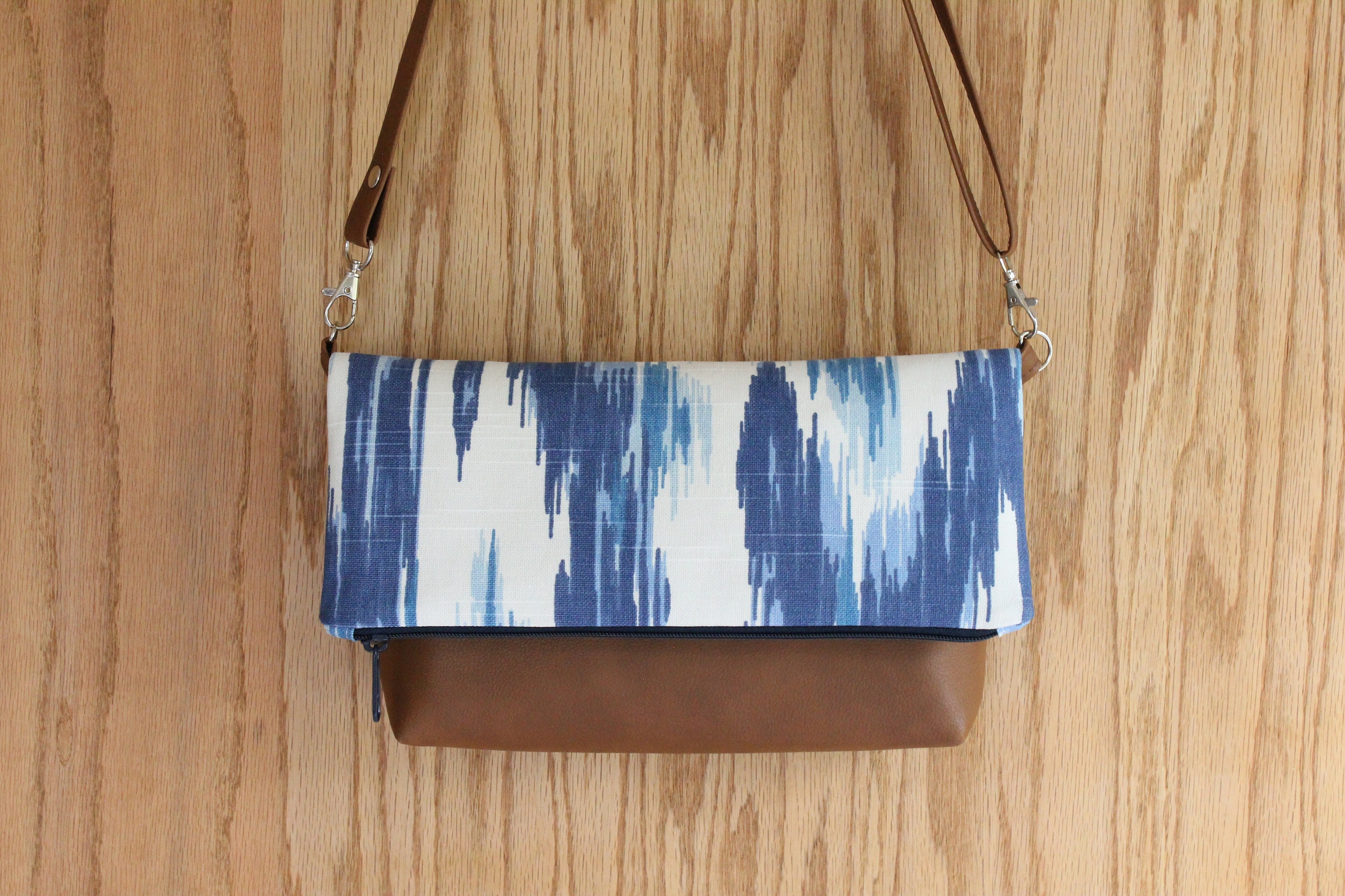 Crossbody Canvas Foldover Bag, Zippered Foldover Bag, Crossbody Canvas ...