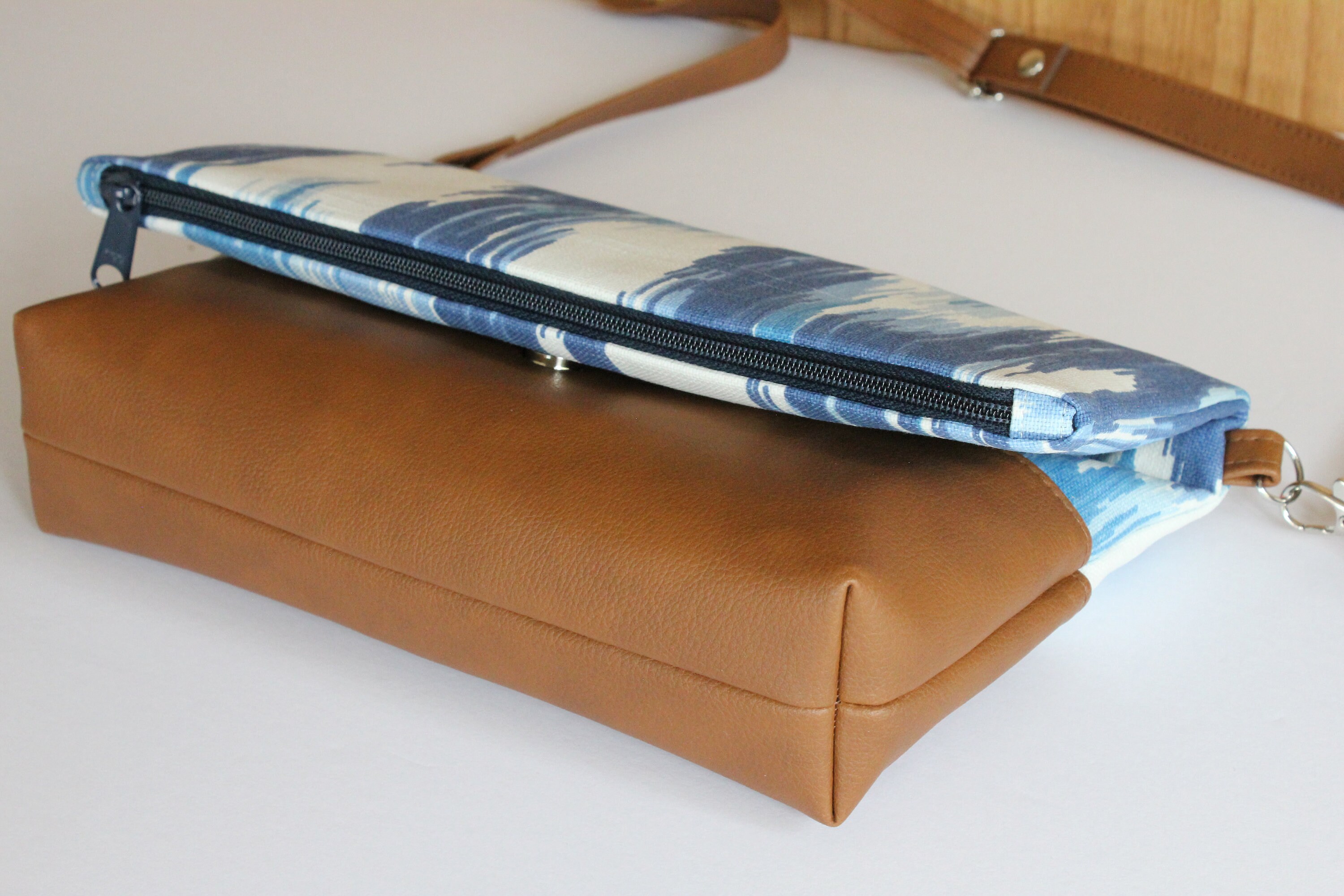 Crossbody Canvas Foldover Bag, Zippered Foldover Bag, Crossbody Canvas ...