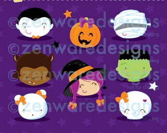 28 Halloween Ghost Emoji Ghost Face Monster Faces Clipart | Etsy