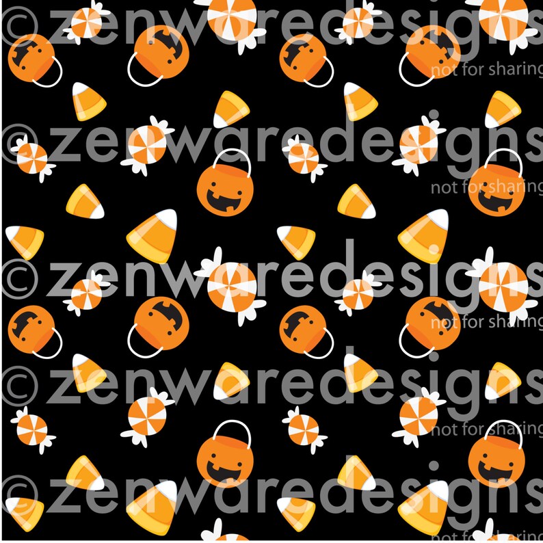 Halloween Digital Papers | Etsy