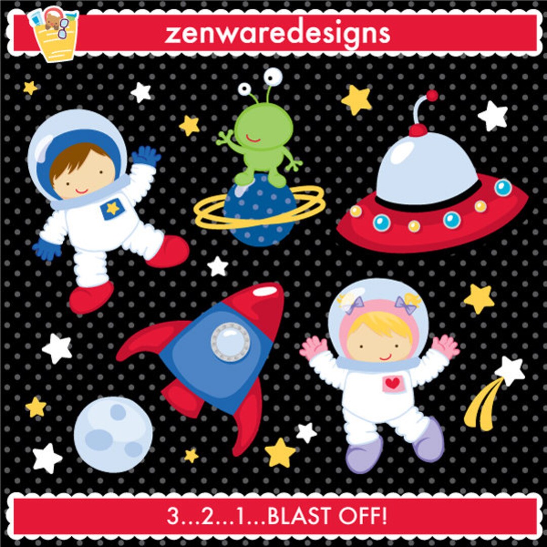 Space Clipart - Etsy