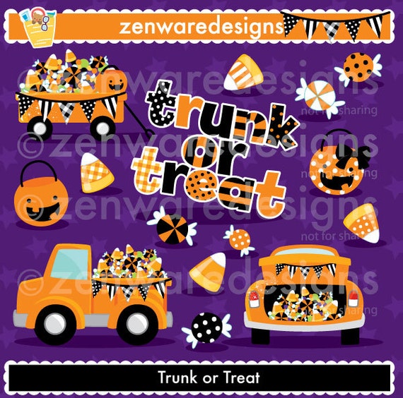 Trunk Or Treat Candy Clipart