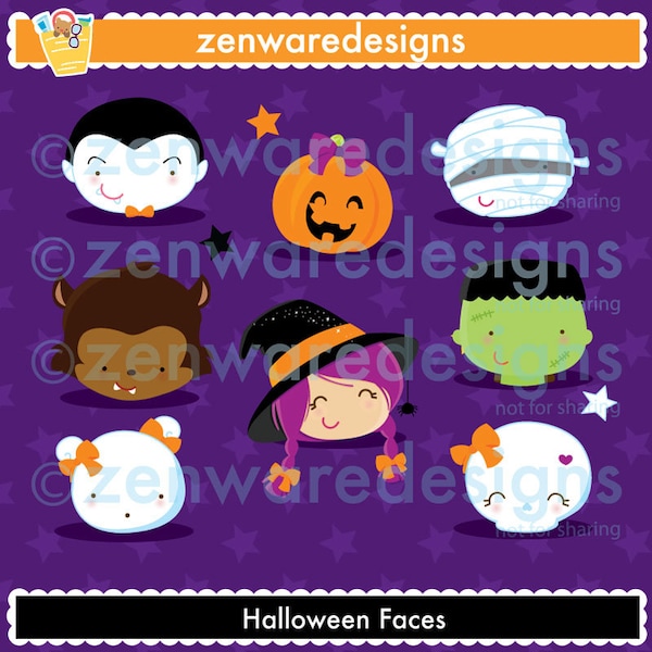 Halloween Clipart - Etsy