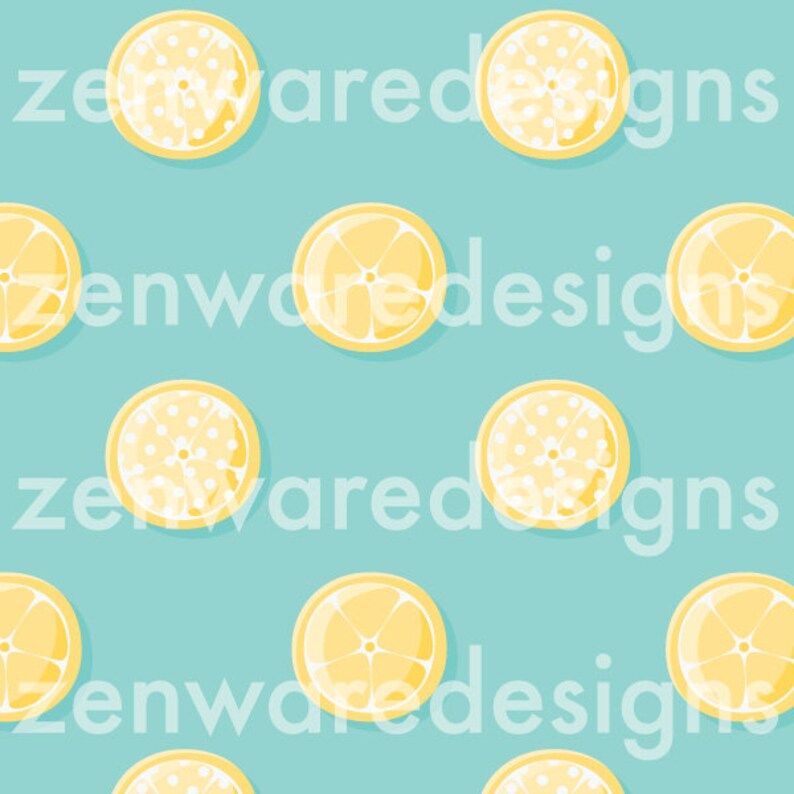 Lemonade Digital Papers | Etsy