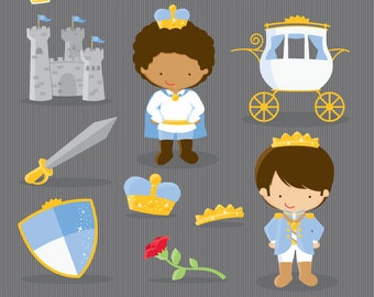 Fairy Tale Prince Clipart. Fairy Tale Characters Dragon - Etsy