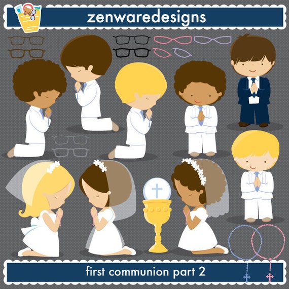 First Communion Clipart - Etsy