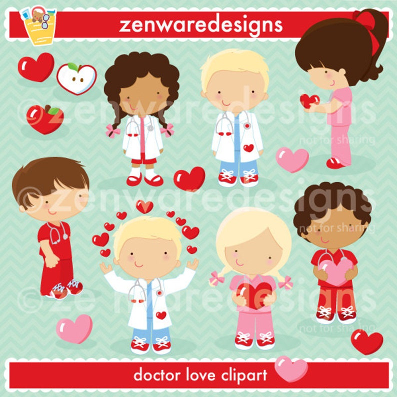 Doctor Love Clipart - Etsy