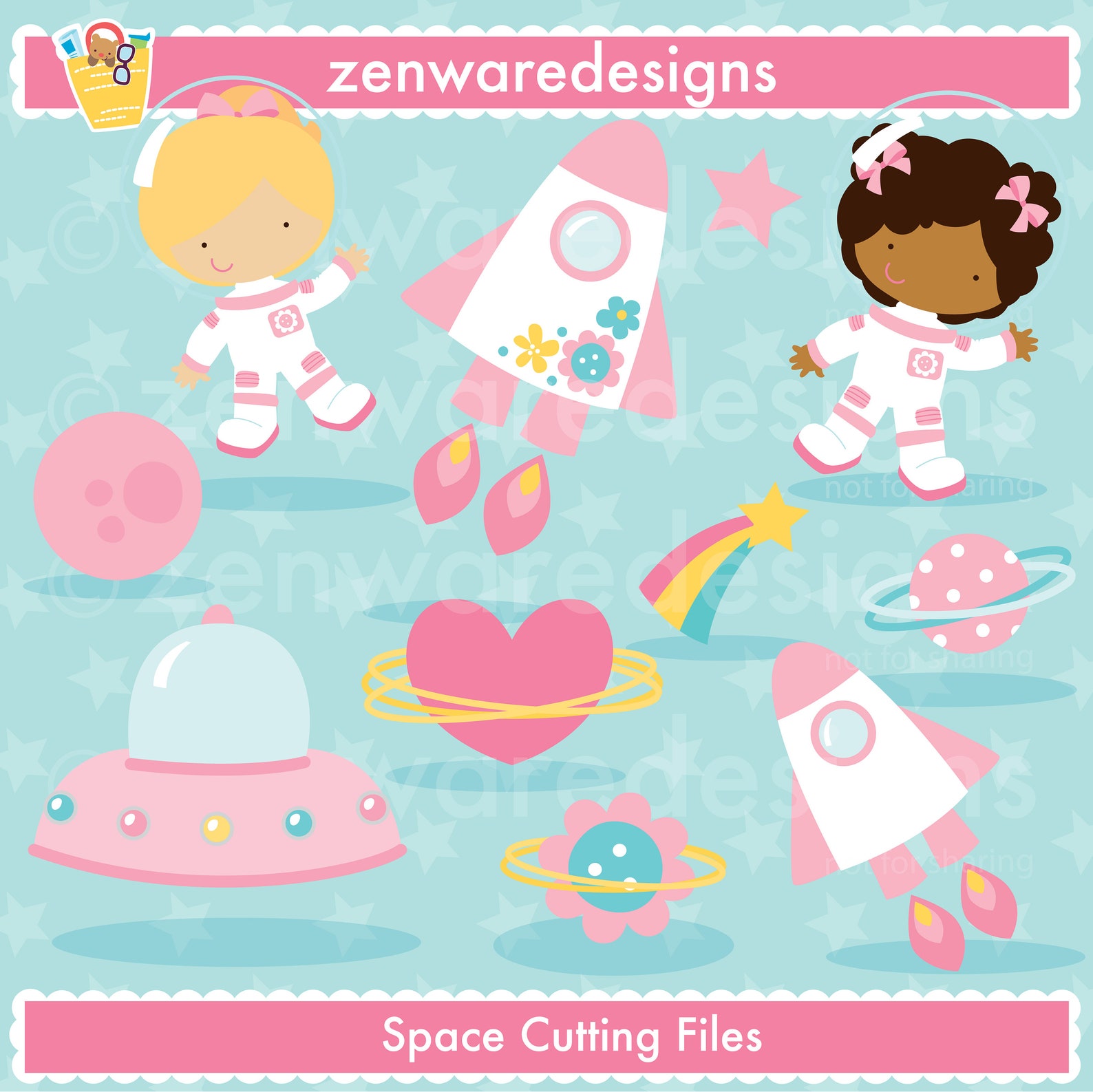 Space SVG Clipart - Etsy