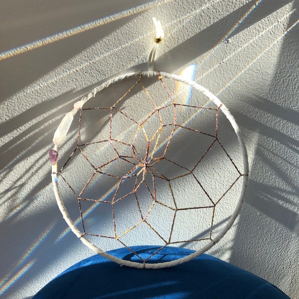 Crystal Dreamcatcher - Etsy
