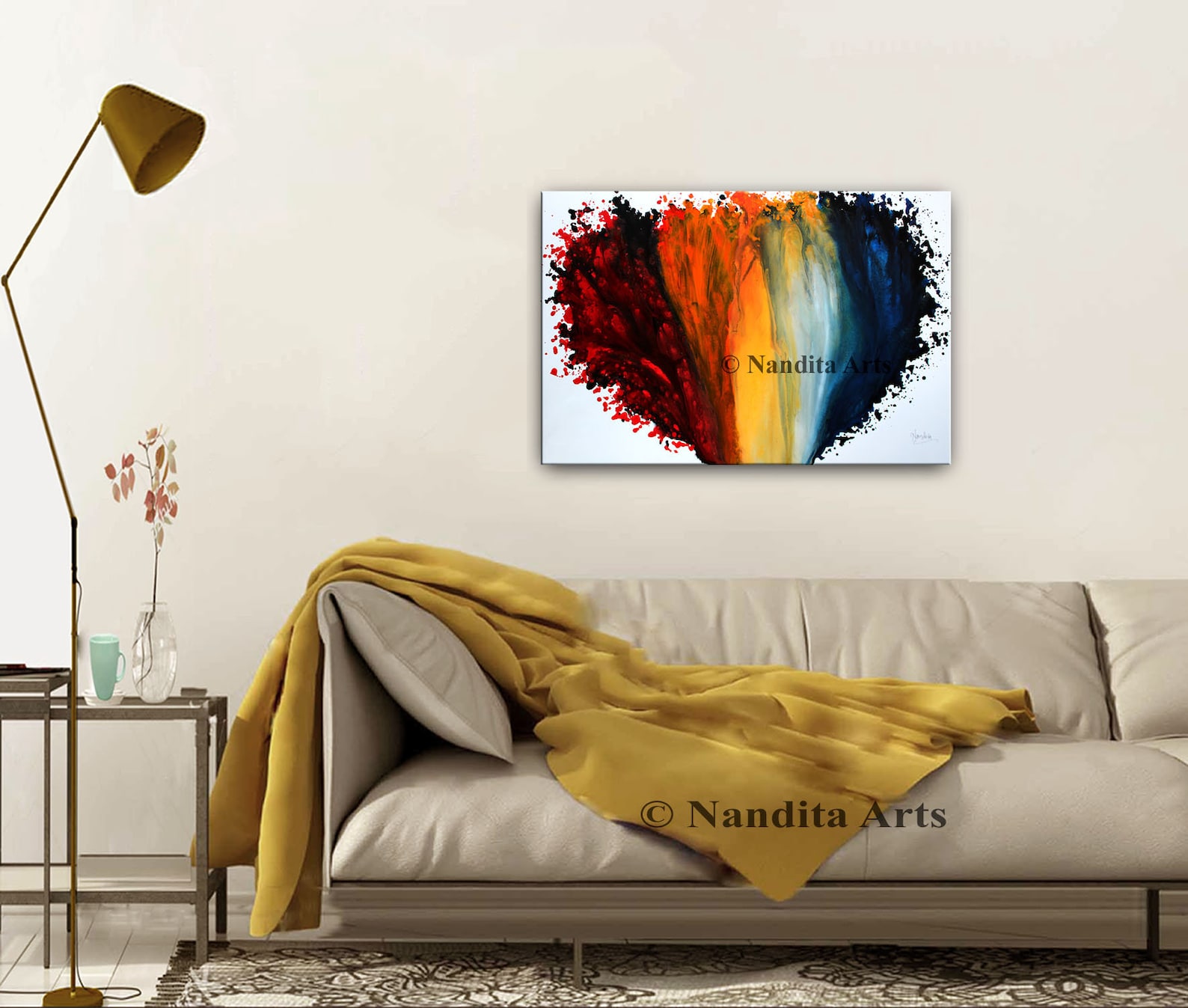 Modern Painting Acrylic Painting Canvas Art Contemporary Art - Etsy