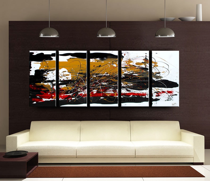 Original Painting 60x24 ABSTRACT PAINTINGS | Etsy