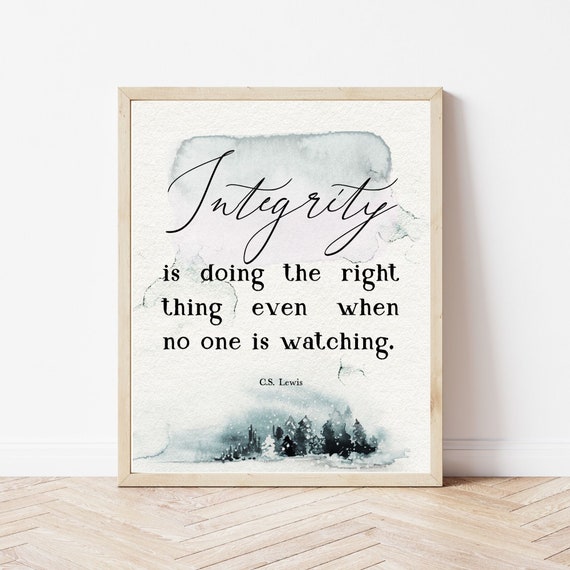 Christian Integrity Quotes