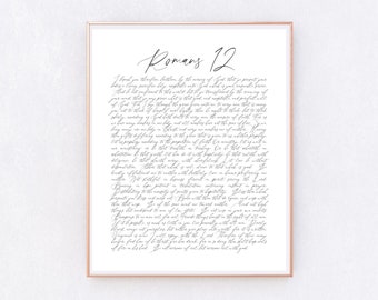 Romans 12 | Etsy