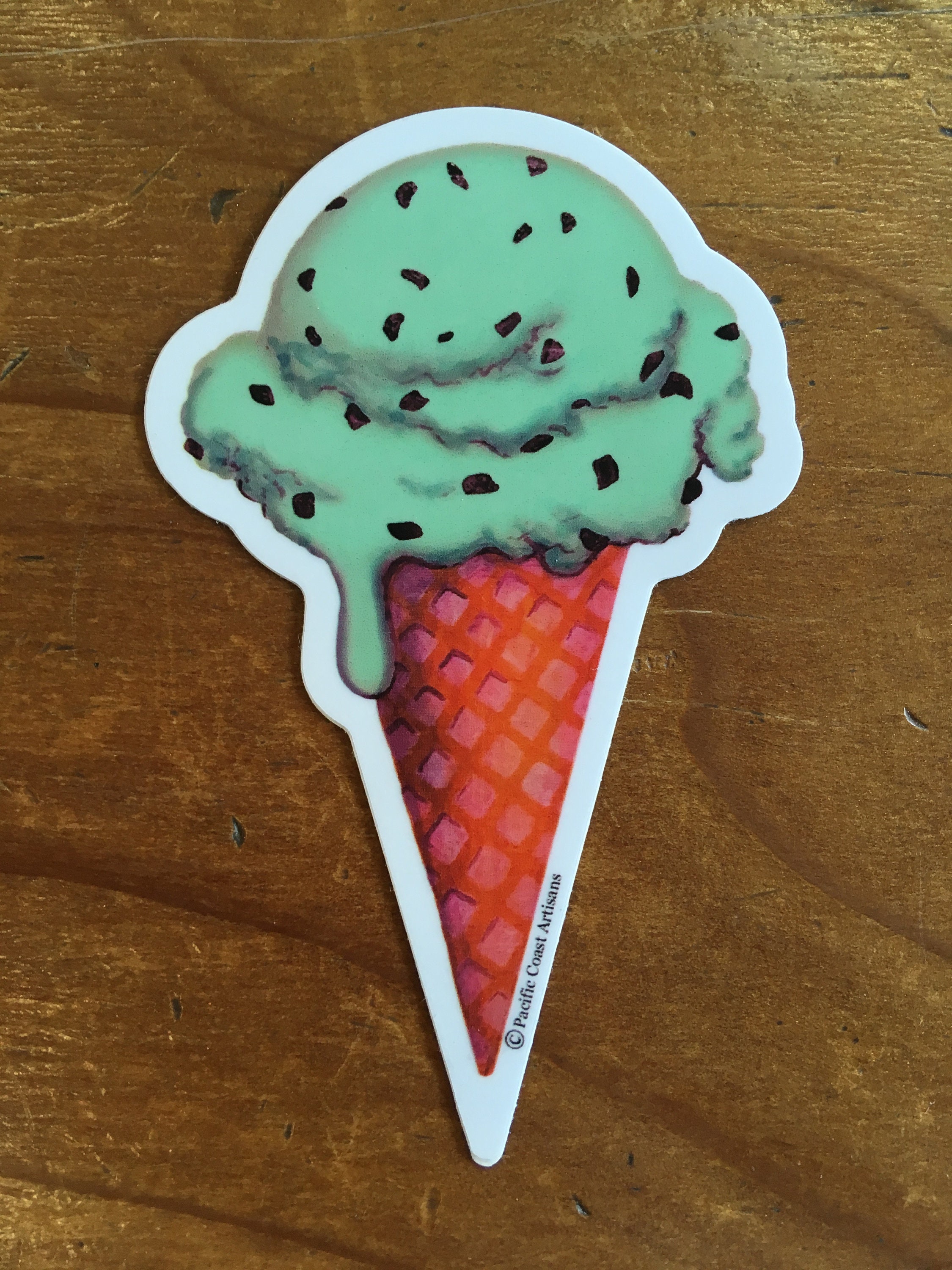 Ice Cream Cone Stickers 10-pack - Etsy
