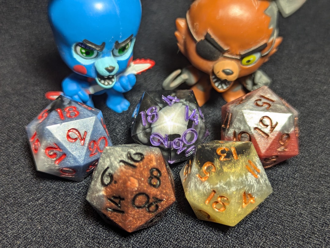 Character 20s - FNAF Inspired Dice (A- Grade) - Etsy