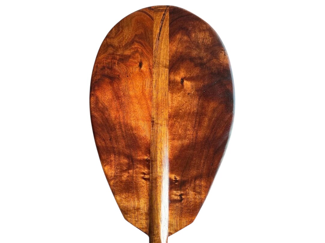 Slightly Curly Koa Paddle Hawaiian Outrigger Canoe Paddling - Etsy