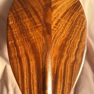 Curly Monkeypod Paddle - Hawaiian Outrigger Canoe Paddling - Etsy