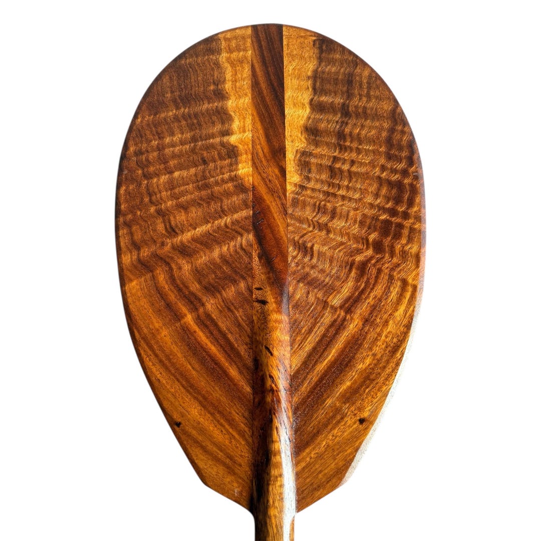 Curly Monkeypod Paddle - Hawaiian Outrigger Canoe Paddling - Etsy