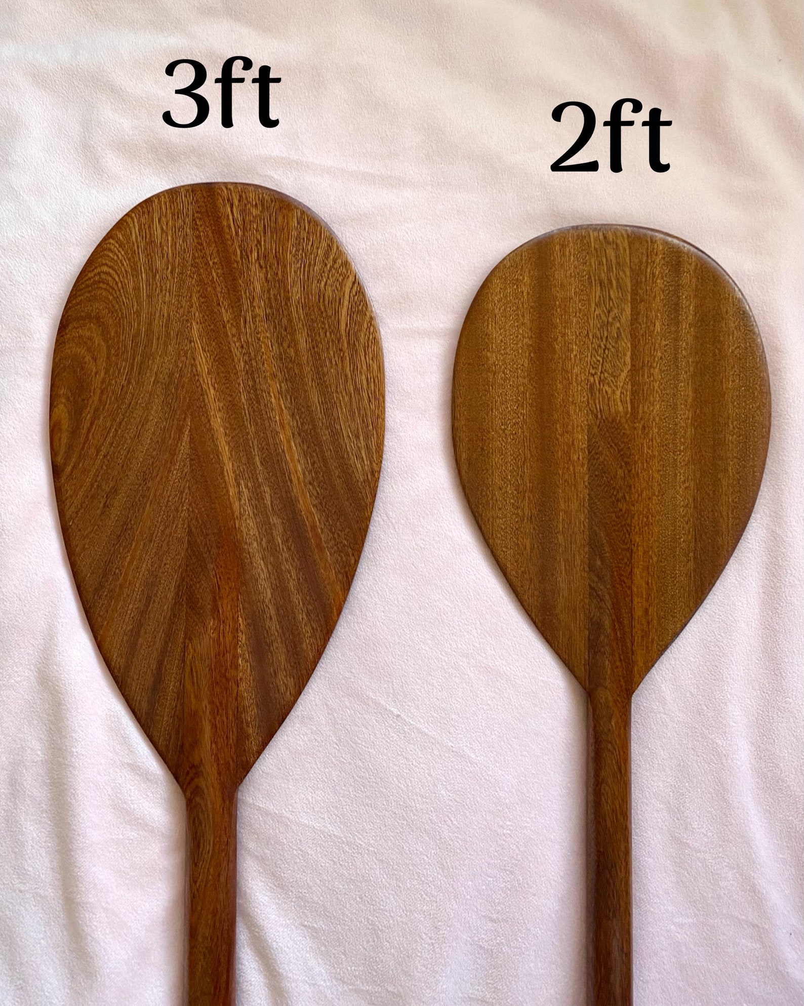 Trophy Size 3ft Mahogany Paddle - Hawaiian Outrigger Canoe Paddling - Etsy