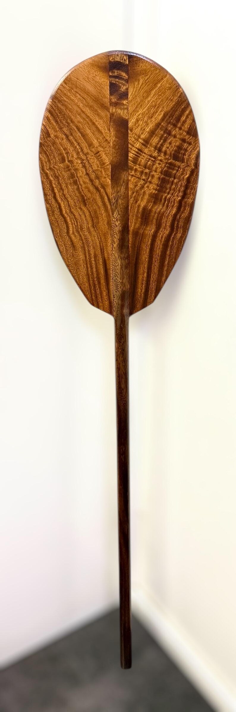 Curly Monkeypod Paddle - Hawaiian Outrigger Canoe Paddling - Etsy