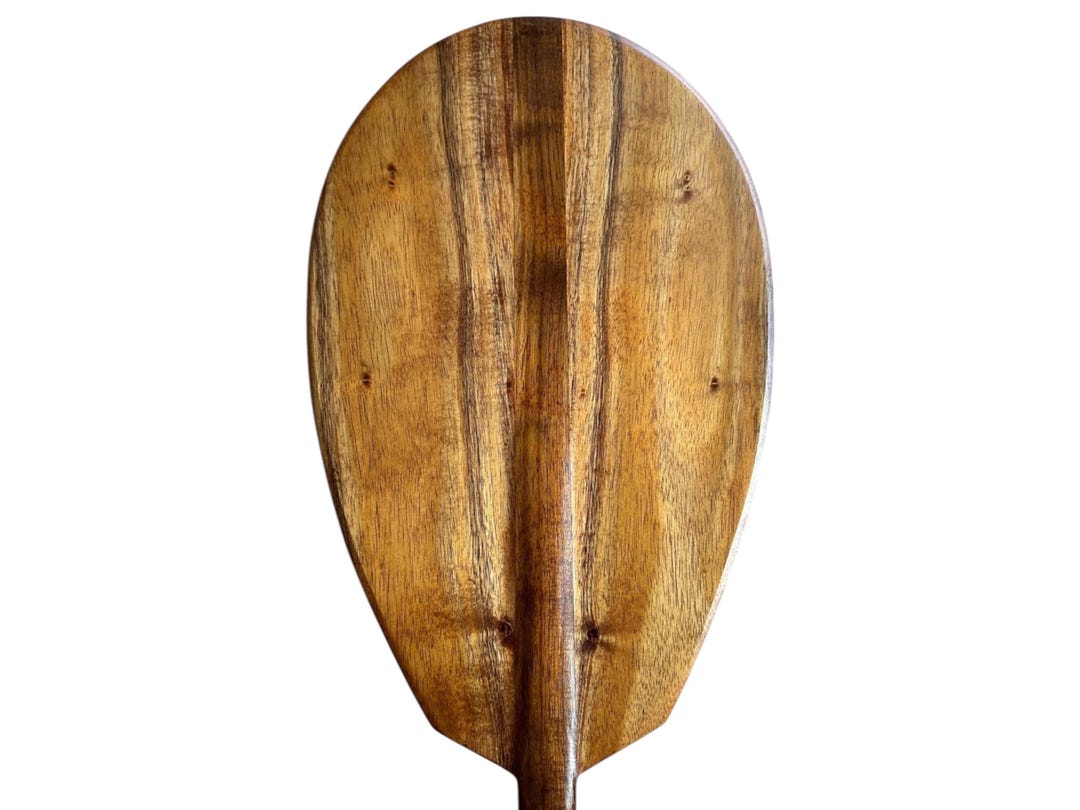 Slightly Curly Koa Paddle Hawaiian Outrigger Canoe Paddling - Etsy