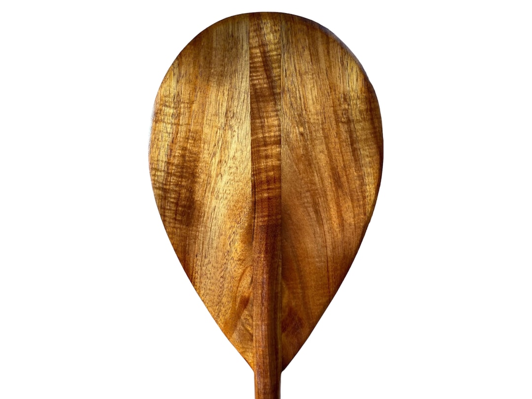 Trophy Size 2ft Curly Koa Wood Paddle Hawaiian Outrigger - Etsy