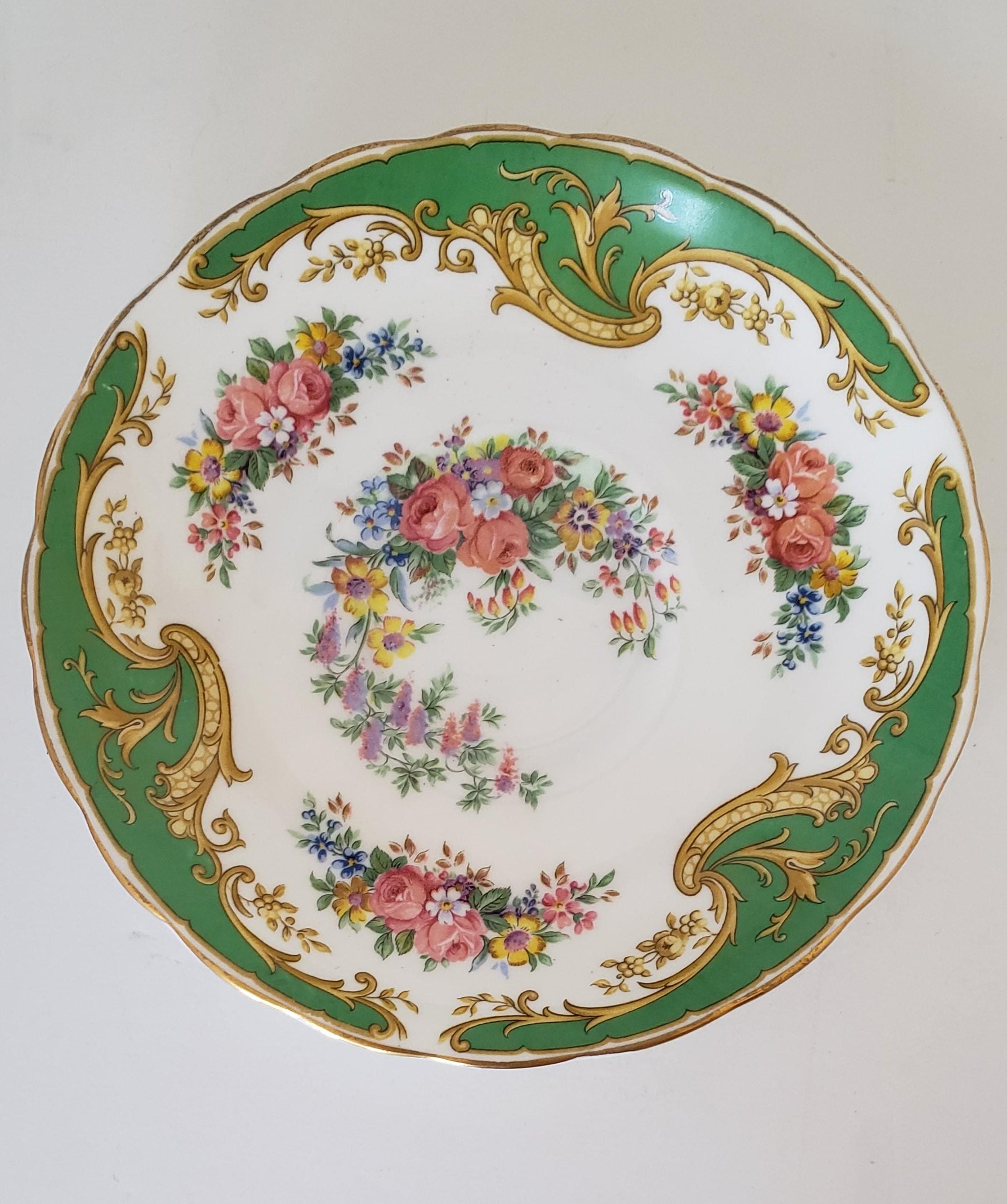 Vintage Tuscan Bone China Made in England Naples Pattern Saucer - Etsy