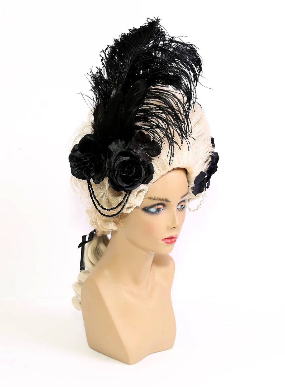 Marie Antoinette Wig/ Powdered Wig/ Rococo Wig/ Baroque Wig/ Bridgerton ...