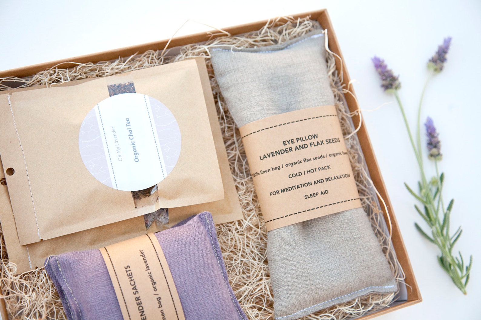 Lavender Gift Box Relaxation Gift Box Lavender Gift Set - Etsy