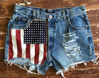 American Flag Denim | Etsy
