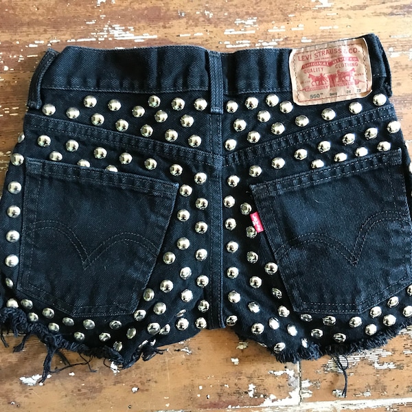 Studded Shorts - Etsy