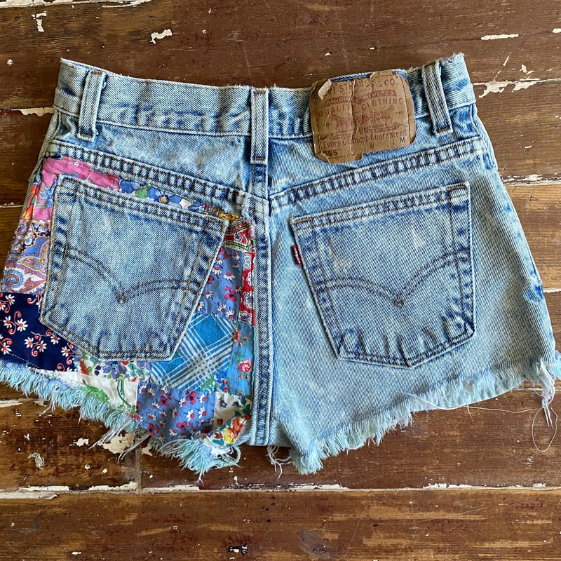 Distressed 501 Levis Shorts - Etsy