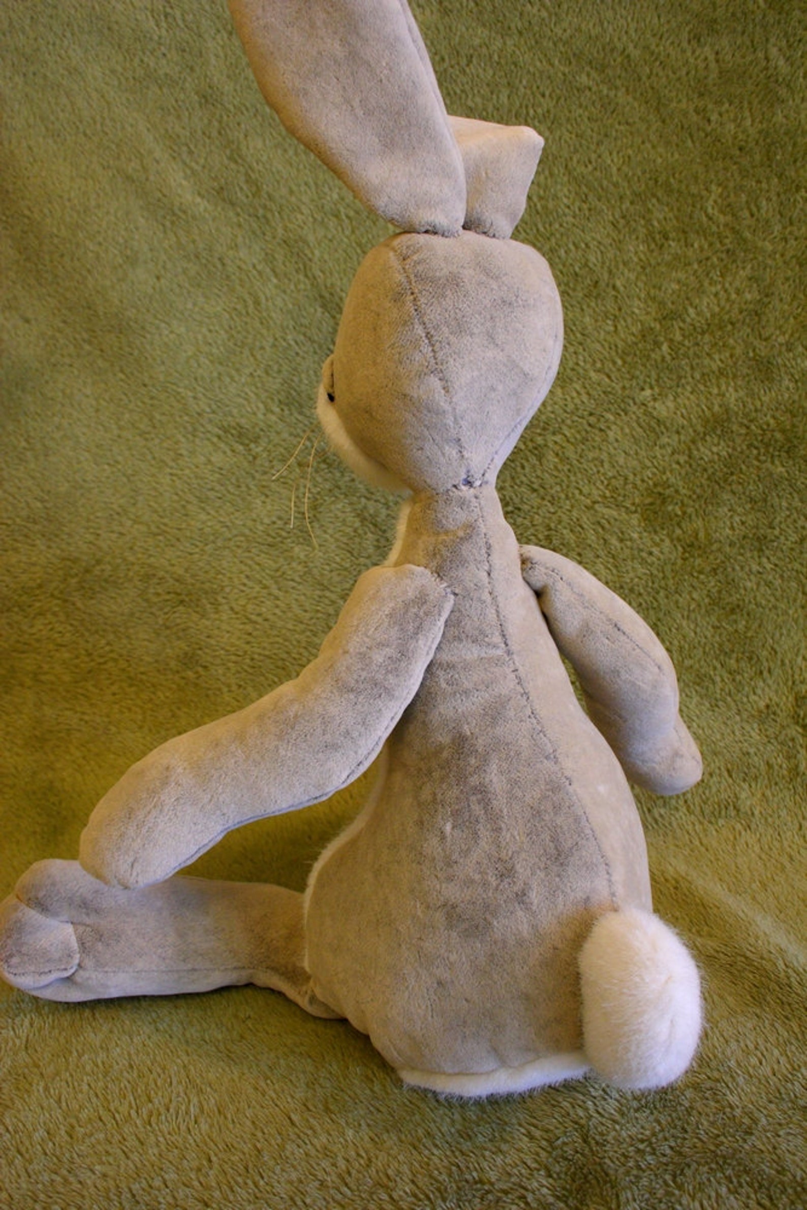 Bunny Rabbit Pattern and Illustrated Instructions for Colin a - Etsy