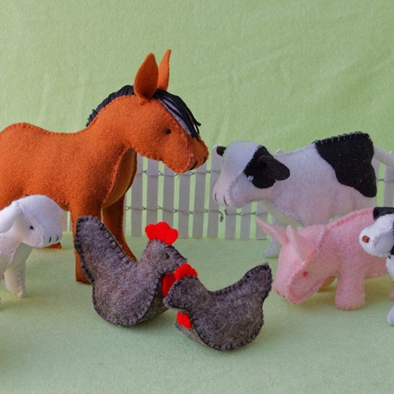 Felt Animal Patterns - Etsy