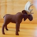 Felt Moose, Pattern and Illustrated Instructions, 7.5 Inches Tall ...