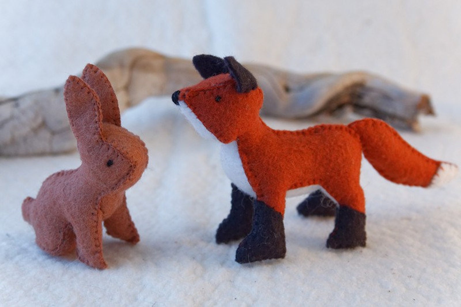 Felt Forest Friends Set, Patterns and Illustrated Instructions ...