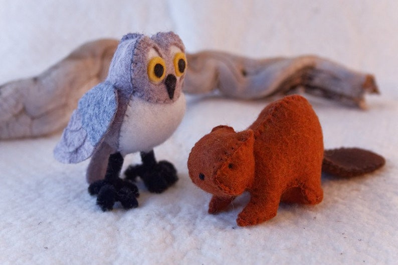 Felt Forest Friends Set, Patterns and Illustrated Instructions ...