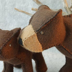 Felt Brown Bear Family Pattern and Illustrated Instructions ...
