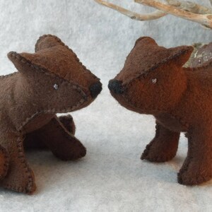 Felt Brown Bear Family Pattern and Illustrated Instructions ...