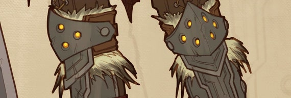 Barbarian Knee Armor Cosplay Pattern Level 50 Style Foam or | Etsy