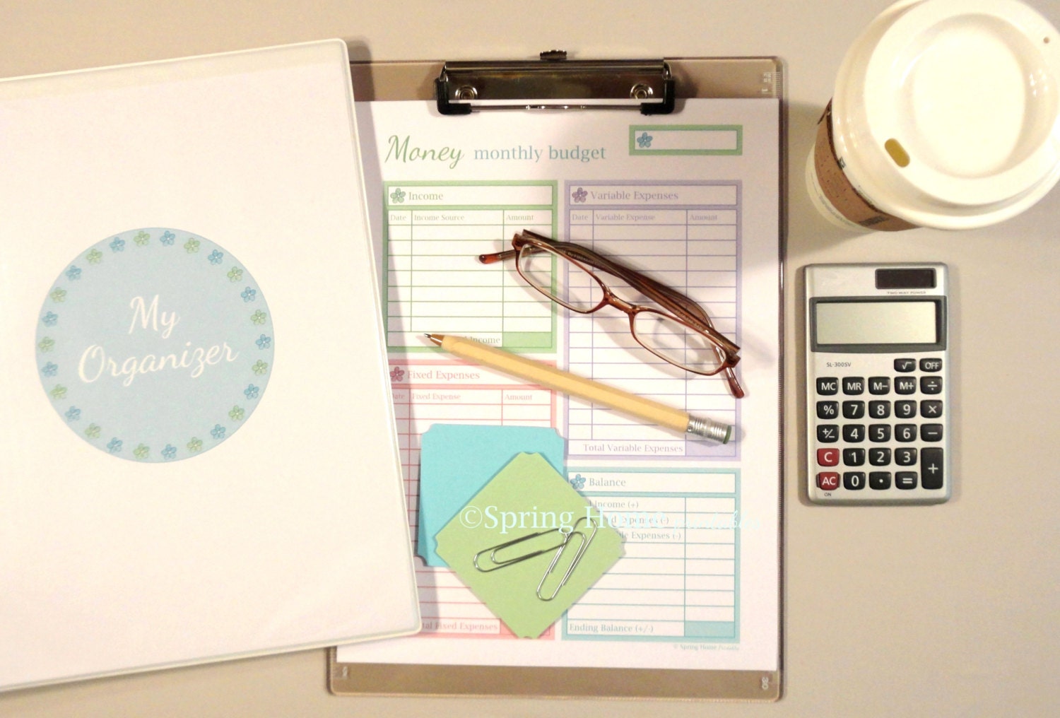 MONEY PLANNER Budget Bill Printable Pages Monthly Finance Bill ...