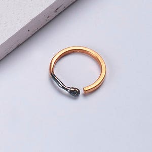 Golden Matchstick Burned Ring PERFECT MATCH. Do Not Burn. Jewelry ...