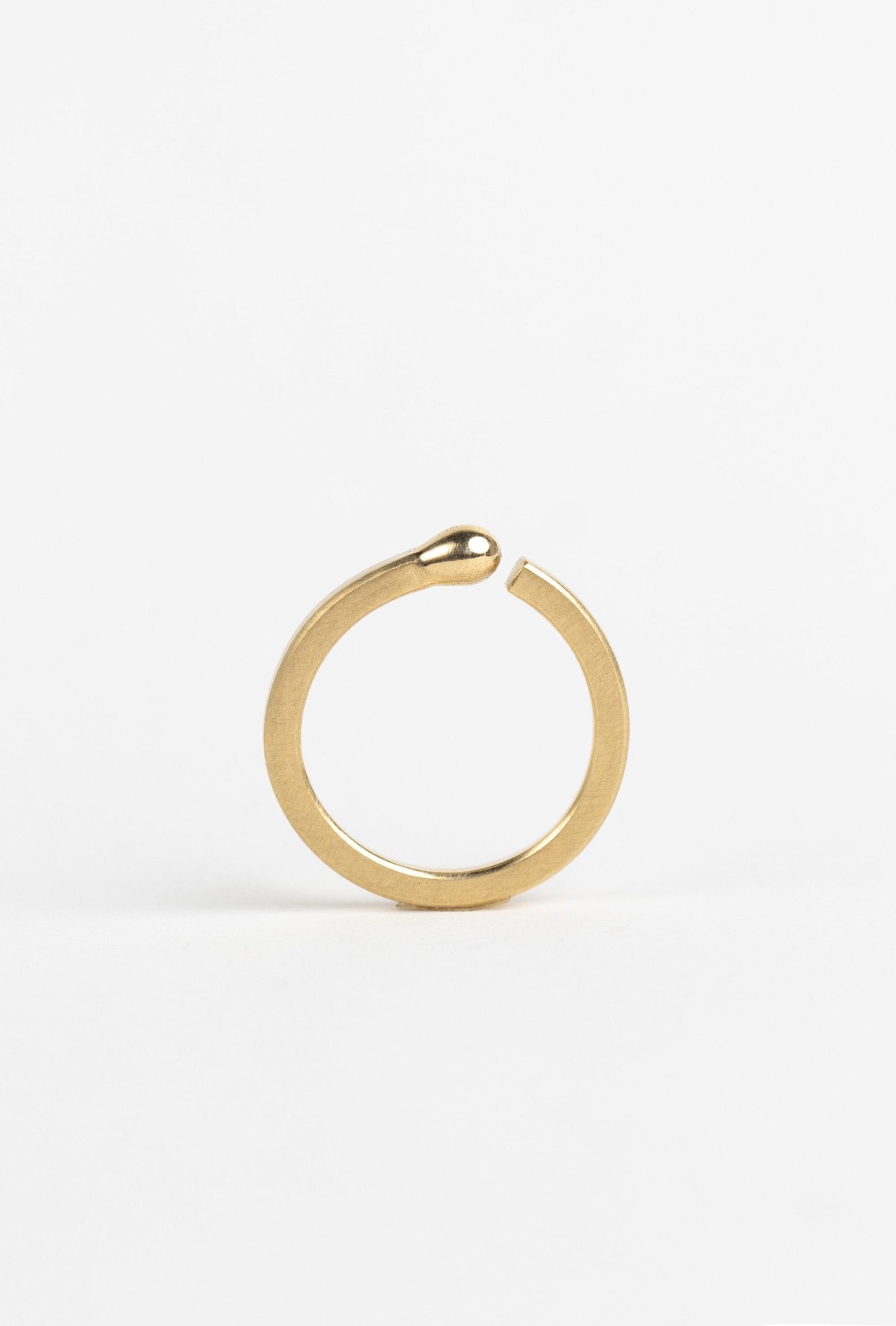 PERFECT MATCH 14K Solid Gold Matchstick Unlit Ring. Unique - Etsy