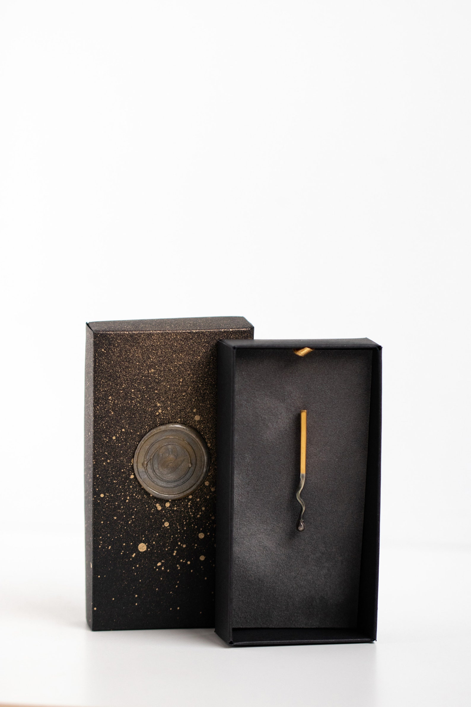 PERFECT MATCH Golden Burned Matchstick Pin. Burn Off. Matches | Etsy